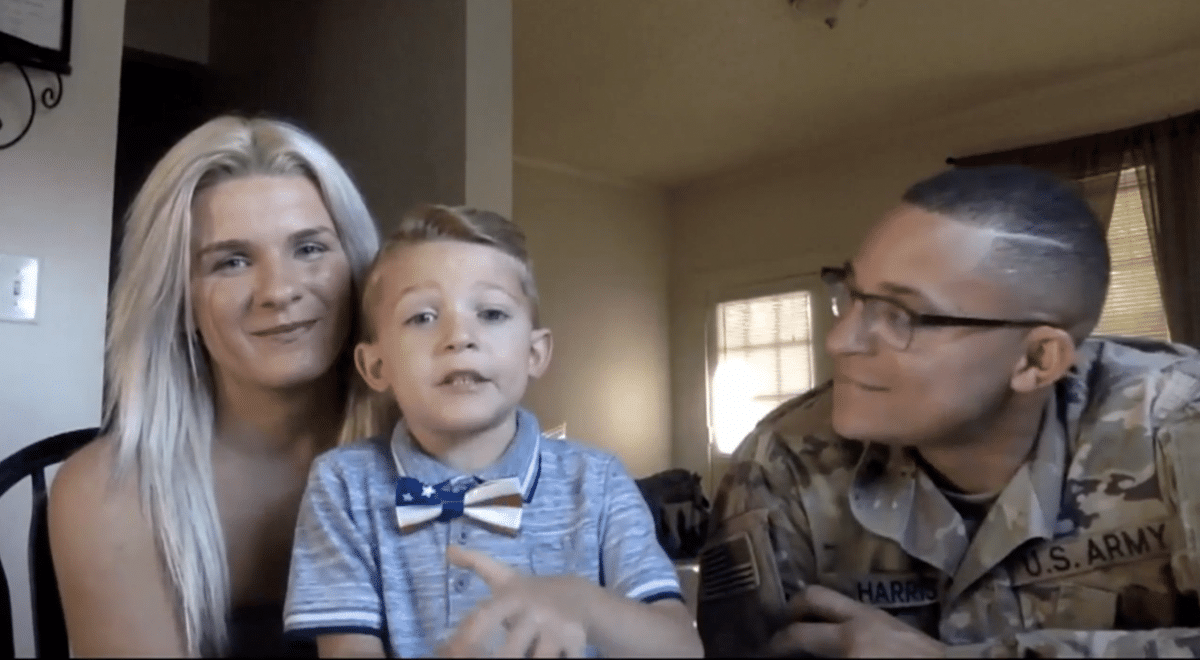 Returning From Deployment, Army Dad Hides In Box From 4-Year-Old-Son
