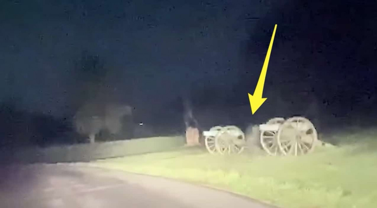 Video: Ghosts Appear By Civil War Cannons In Gettysburg