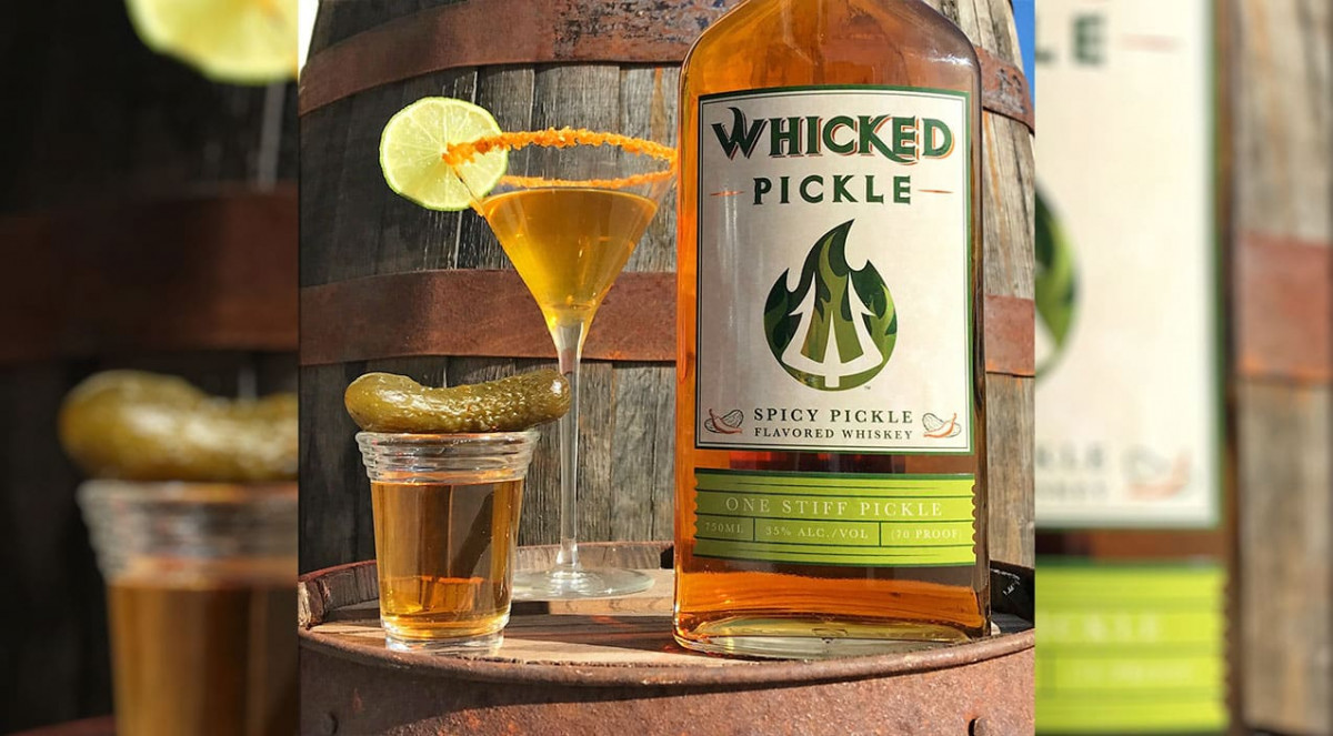 New Spicy Pickle Whiskey Inspired By Pickleback Shot