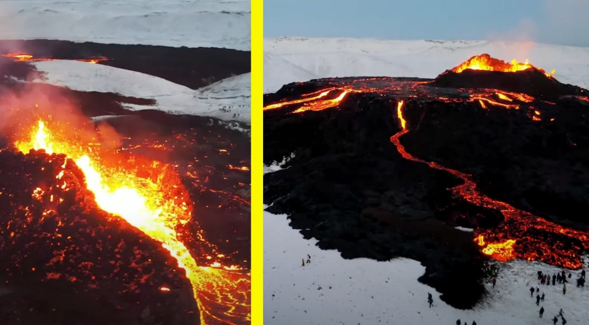 Volcano Explodes After 6,000 Years Of Silence...All Caught On Film