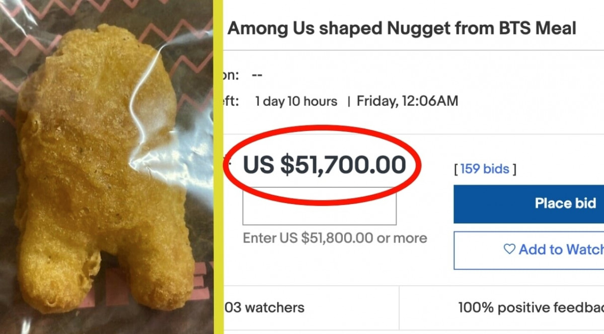 McDonald’s Chicken Nugget Going For $51k On eBay