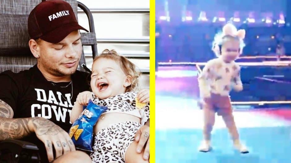 Kane Brown's Daughter Shows Off Her Best Dance Moves On Stage