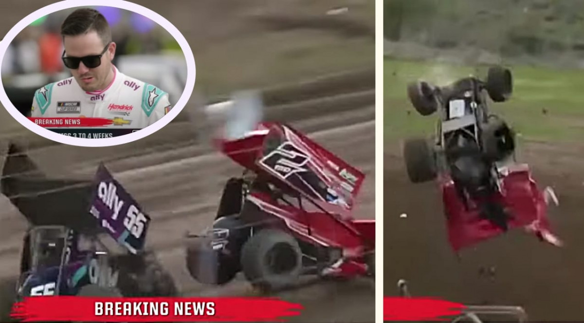 NASCAR Driver Alex Bowman Breaks His Spine In Horrifying Crash