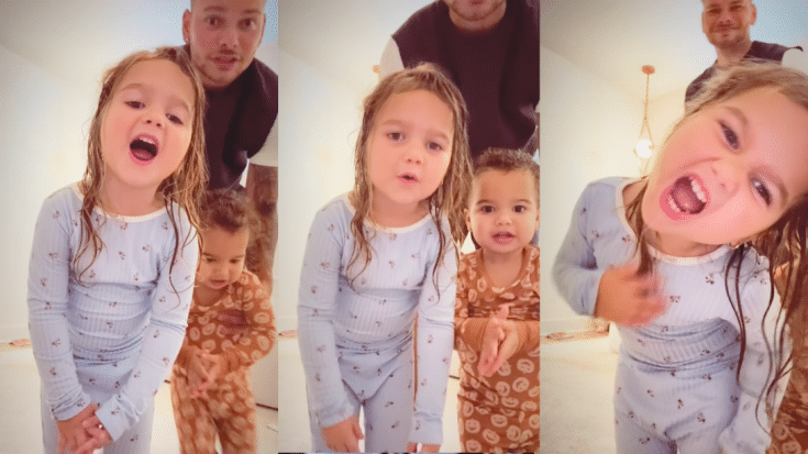 Kane Brown Shares Adorable Video Of Daughters Singing & Dancing
