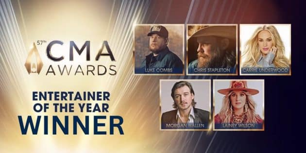 2023 CMA Awards Announce Highest Honor Of The Night: Entertainer Of The ...