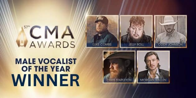 2023 CMA Awards: Male Vocalist Of The Year Winner Announced