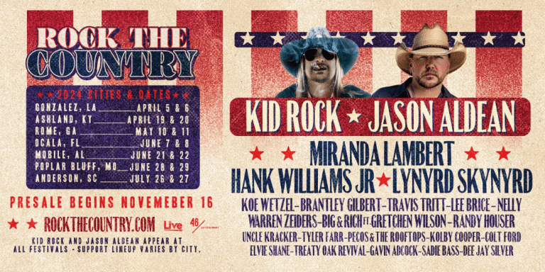 Kid Rock Announces Multi-City Festival Lineup With Jason Aldean, Hank ...