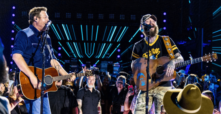 Blake Shelton & Post Malone Debut New Duet At CMA Fest