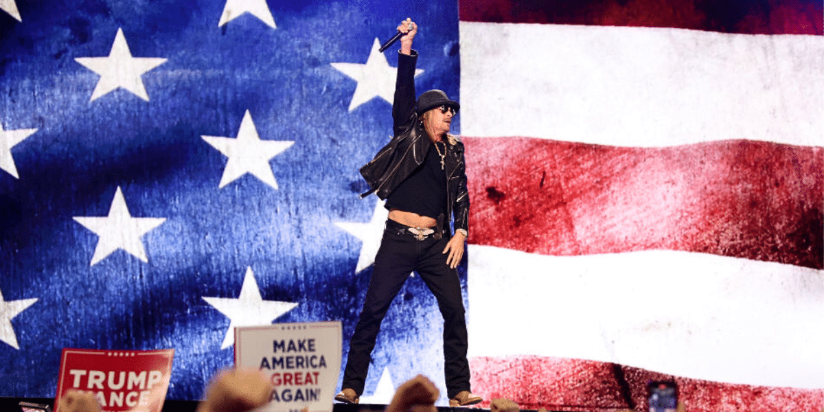 Kid Rock Performs High-Energy Mashup At The Final Night Of The RNC