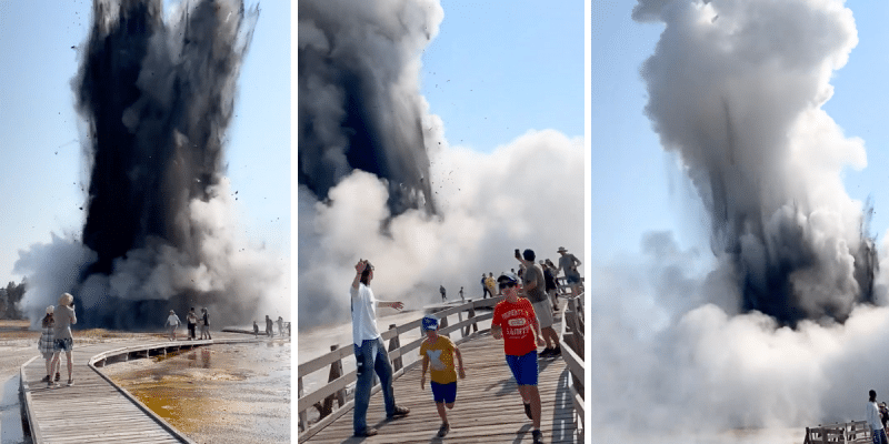 Massive Explosion Occurs at Yellowstone National Park's Biscuit Basin