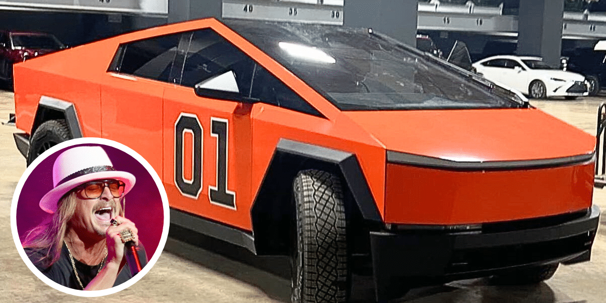 An Up Close Look At Kid Rock's General Lee Cybertruck