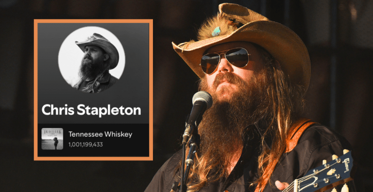 Chris Stapleton's "Tennessee Whiskey" Exceeds 1 Billion Streams On Spotify