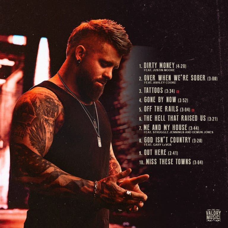 Brantley Gilbert Releases Personal New Album, "Tattoos"