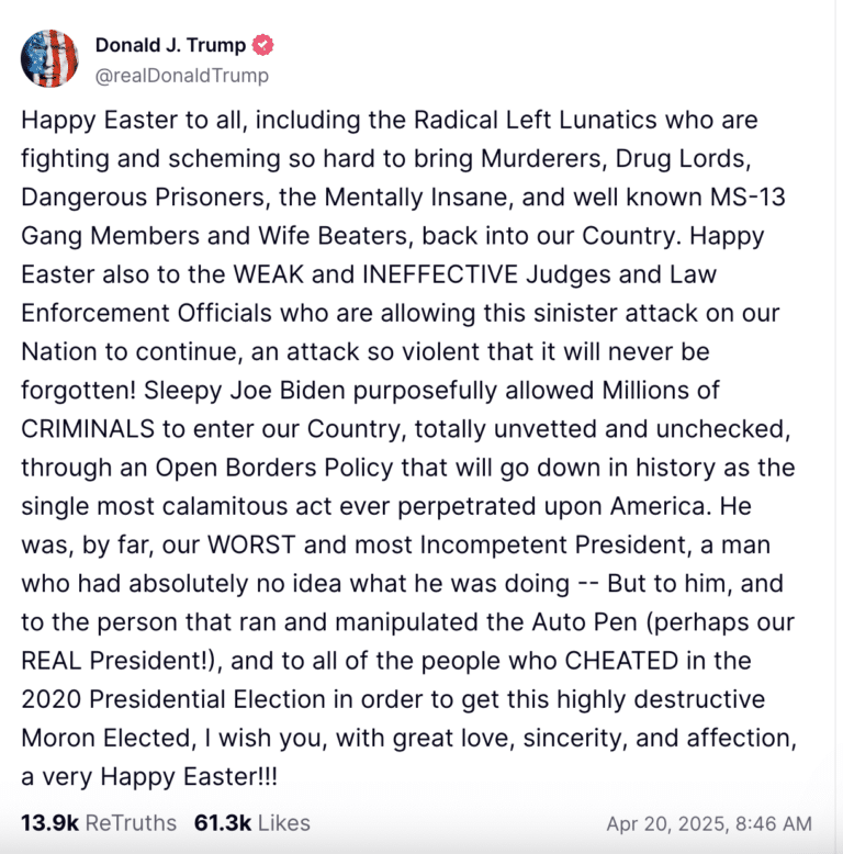 The Trumps Host Their First White House Easter Egg Roll Since 2019