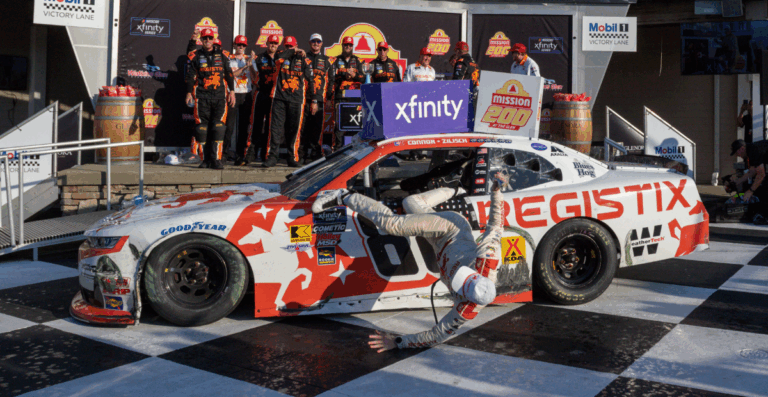 [VIDEO] NASCAR Driver Connor Zilisch Falls From His Car While ...