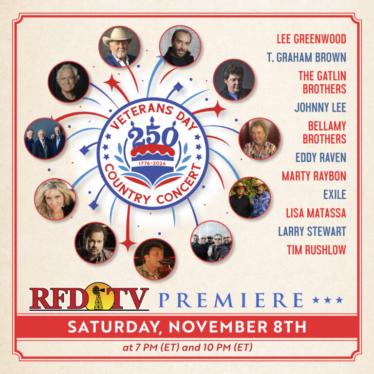 RFD-TV To Premiere Patriotic "Veterans Day Country Concert" Featuring ...