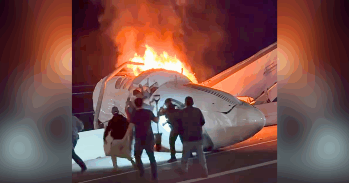 Video Captures Heroic Rescues After Plane Crashes On Texas Highway
