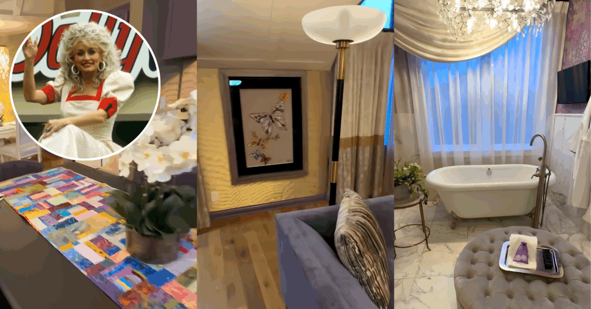 Take A Look Inside The Gorgeous Dolly Parton Suite At Dollywoods
